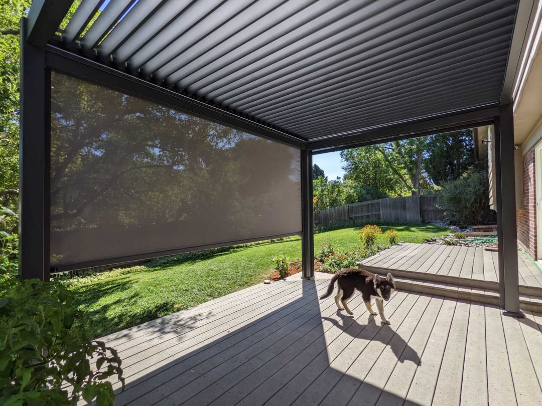 Wind-Resistant Screen - Villa Pergola at BON Pergola