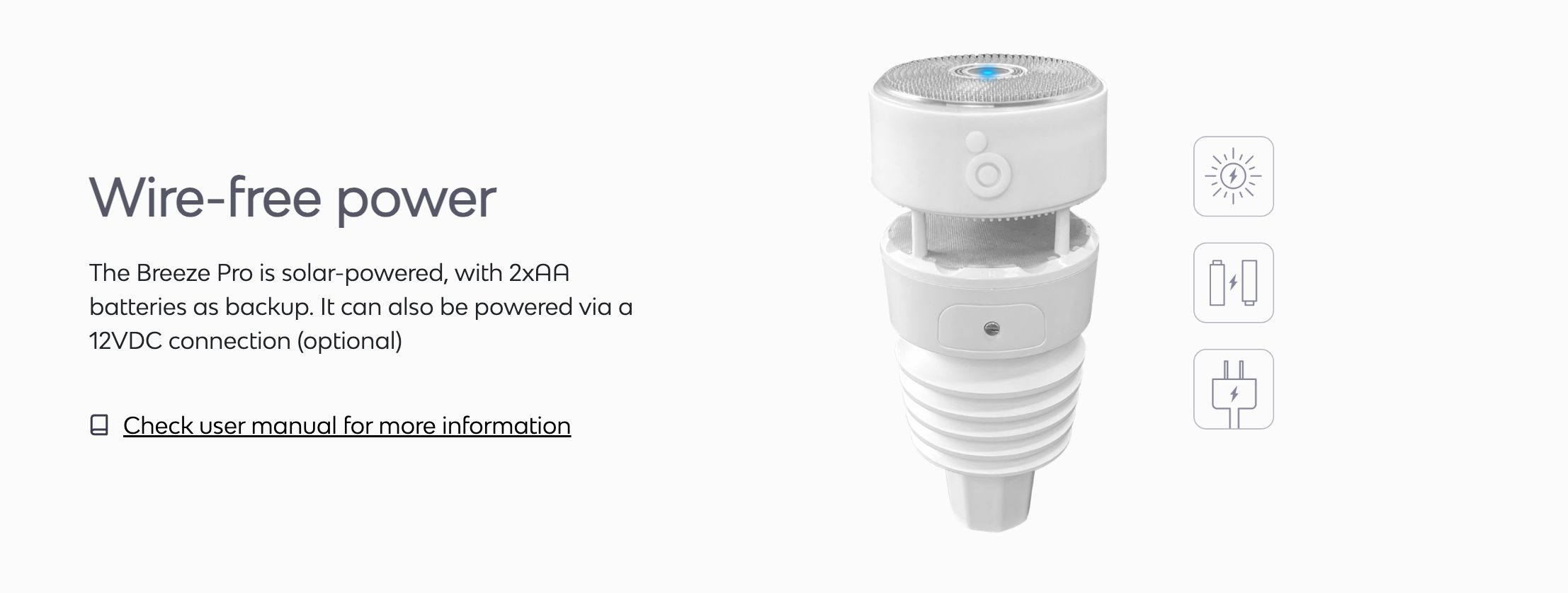Bond Breeze Pro Smart Sensor for Pergola automation