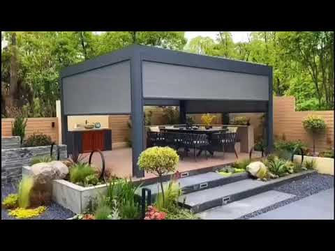 Pergola Wind Screens | Retractable Pergola Screen