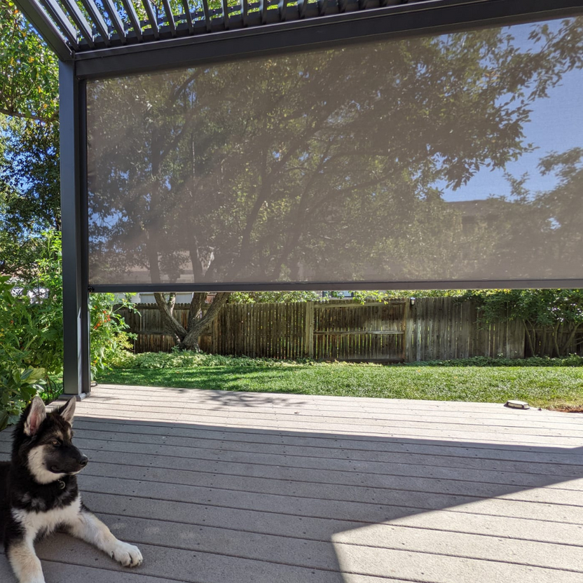 Pergola Wind Screens | Retractable Pergola Screen