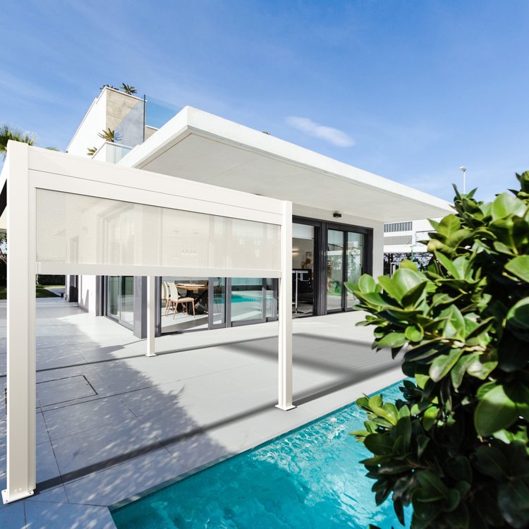 Wind-Resistant Screen - Villa Pergola at BON Pergola